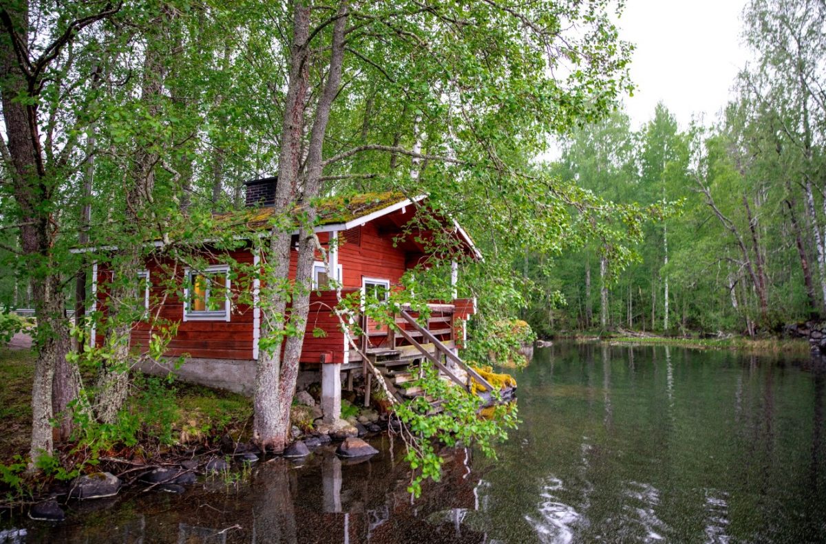 Saunas at Sahanlahti | Visit Puumala